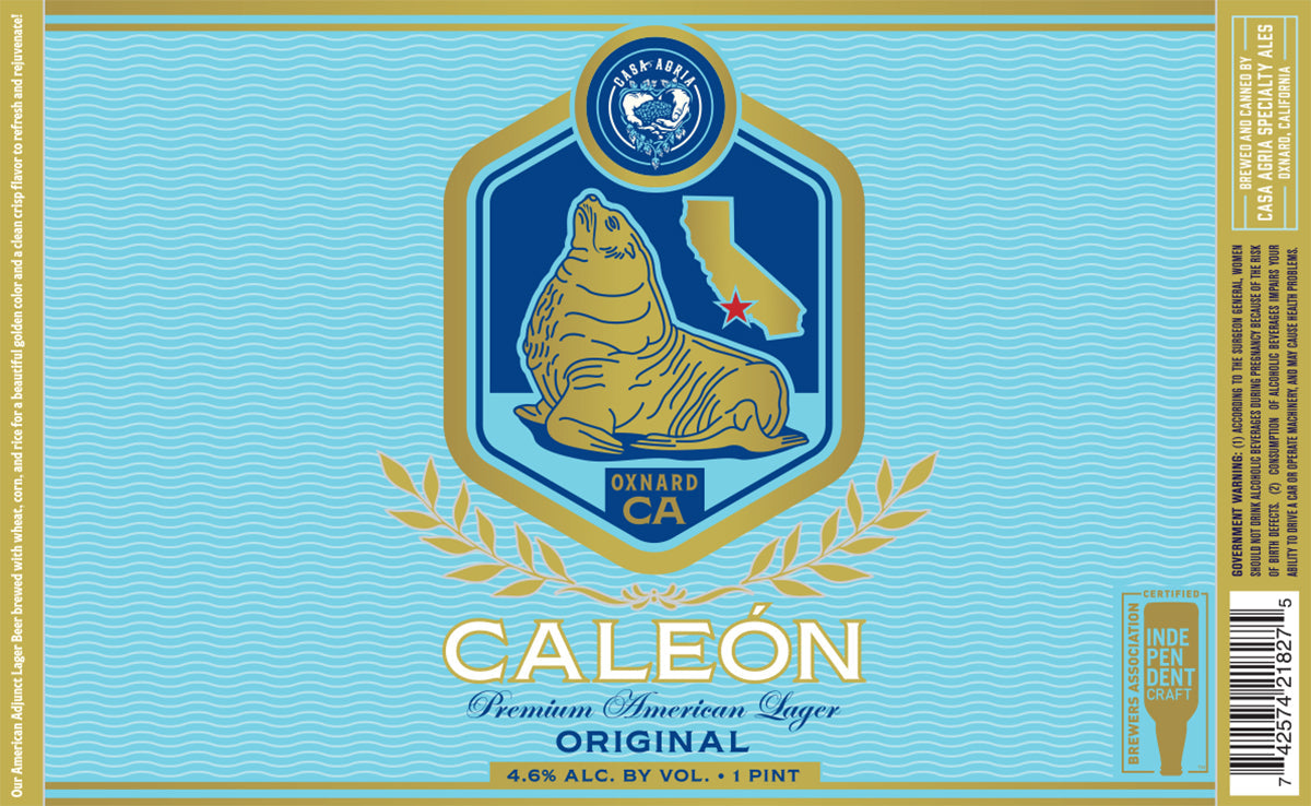 Caleon American Lager [RETAIL] – Casa Agria Specialty Ales